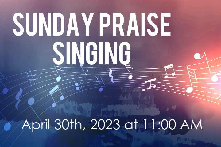 Sunday Singing – April 2023 – Fairview United Methodist Church